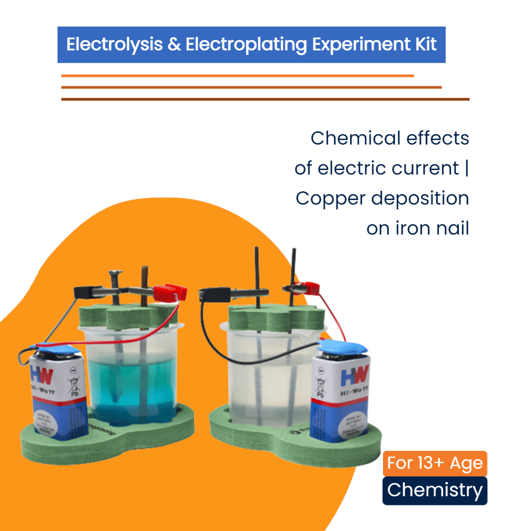 DIY Electrolysis Electroplating Chemistry Kit | 12+ yrs
